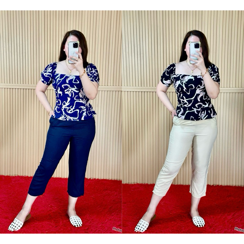 Nikki top and pants terno pants coordinates set coordinate terno coords ...