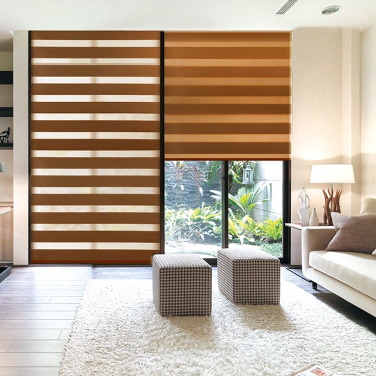 Modern Korean Blinds For Window Venetians Duo Roller Curtain For Living ...