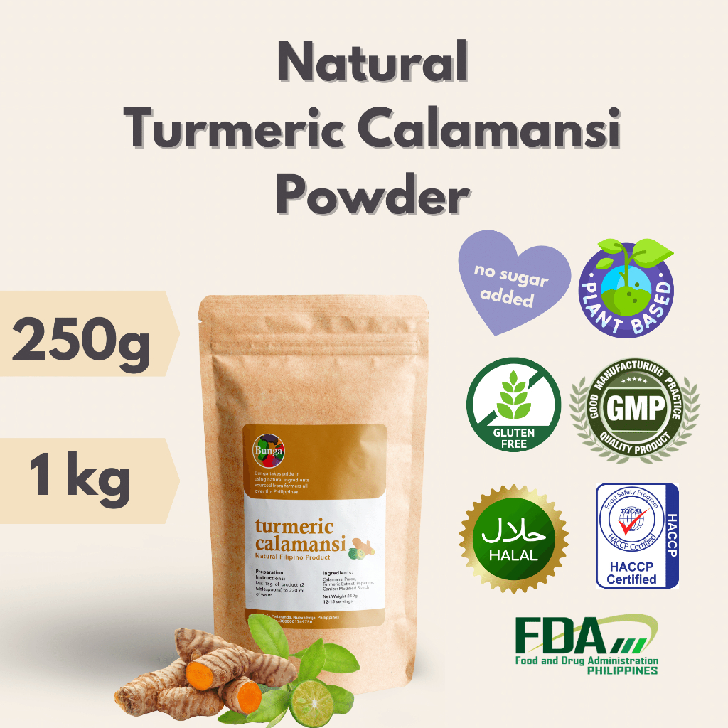 Natural Unsweetened Calamansi Turmeric (Luyang Dilaw) | Shopee Singapore
