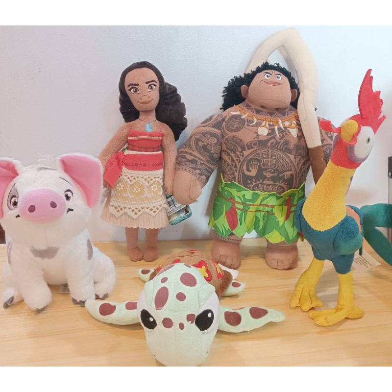 Moana Characters Plush Toy | Shopee Singapore