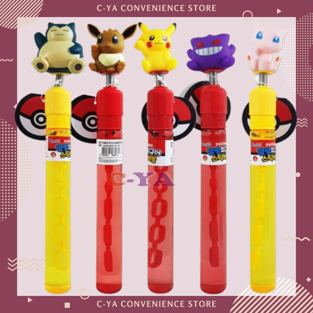 POKEMON Pikachu Snorlax Phantom Mew Eevee Soft Figure Stick Blowing ...