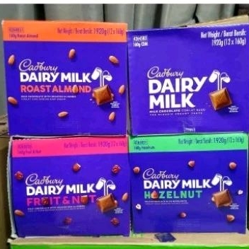 Cadbury dairy milk 160 grams (12 pcs/box) | Shopee Singapore