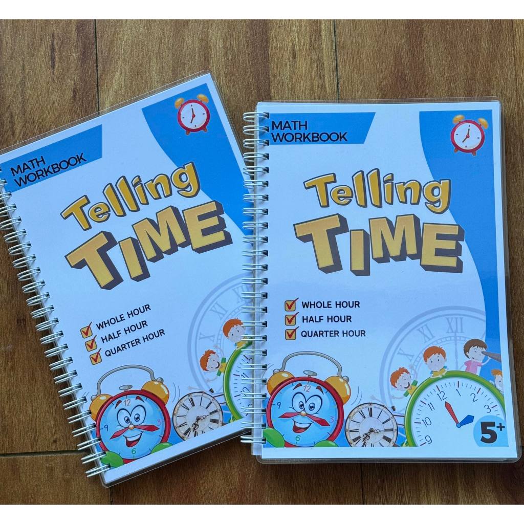 Telling Time Workbook Math Workbook What Time Is It Telling Time Clock ...