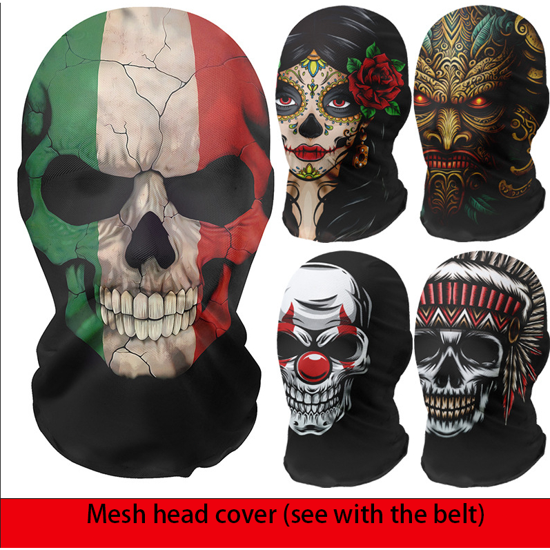 Skull eagle wolf full face Perspective Series3D Facial Perspective Full ...