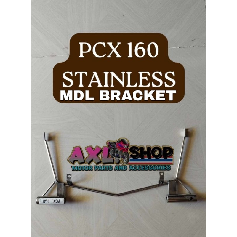 PCX 160 MDL BRACKET STAINLESS 304 MINI DRIVING LIGHT BRACKET PCX 160 ...
