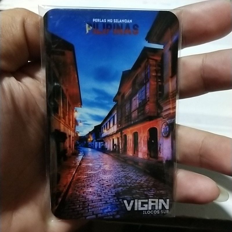 Philippines Tourist Spot Design Rubber Ref Magnet Souvenir (Vigan ...