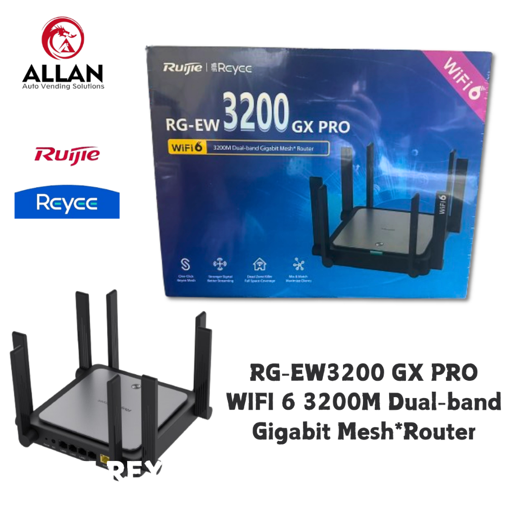 RUIJIE REYEE RG-EW3200GX PRO 3200M Wi-Fi 6 Dual-band Gigabit Mesh ...
