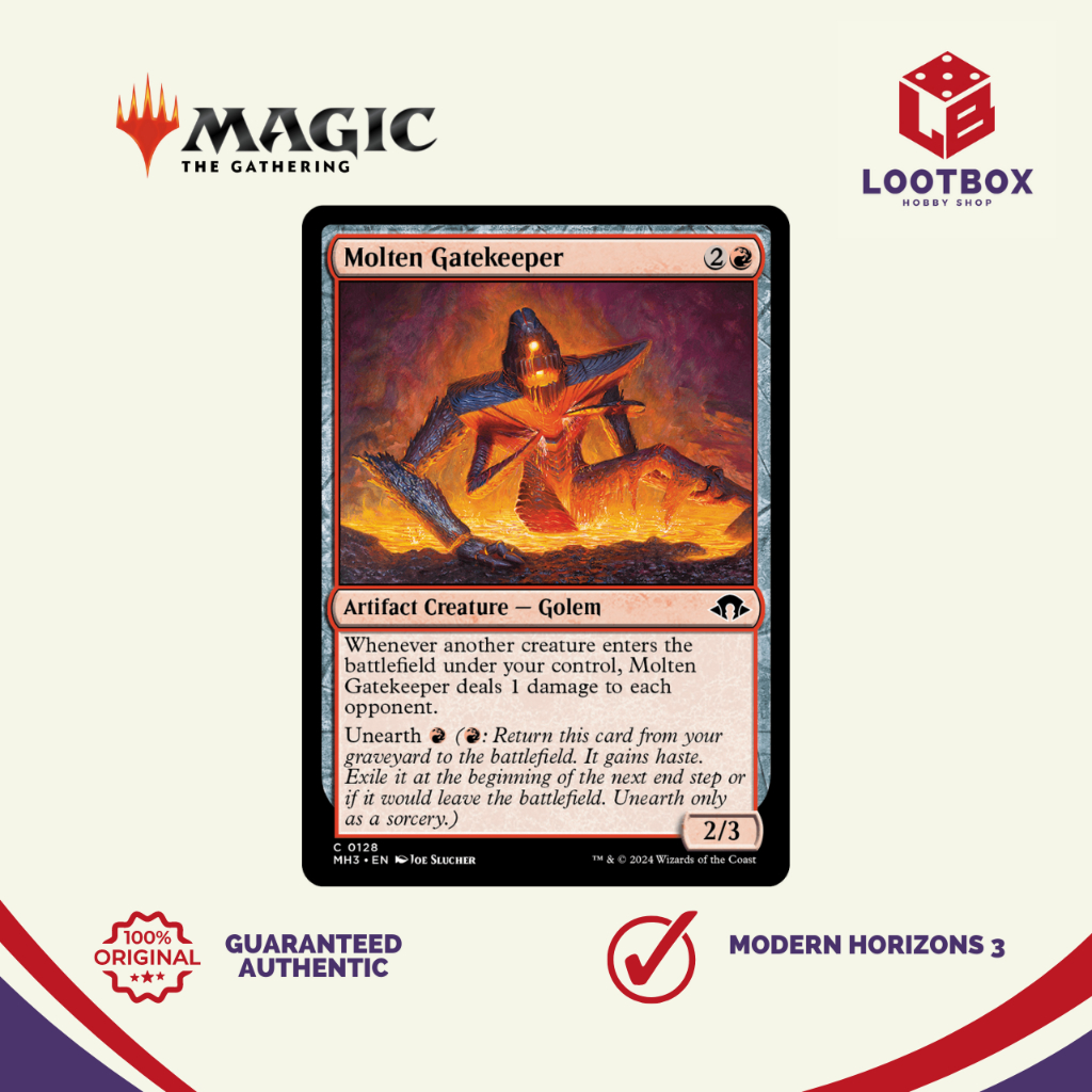 Magic the Gathering: Molten Gatekeeper (Common) - Modern Horizons 3 ...