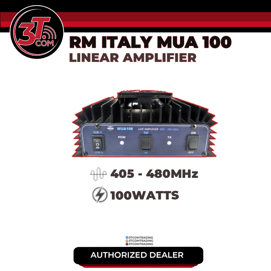 RM ITALY MUA100 UHF LINEAR AMPLIFIER (FOR PORTABLE) | Shopee Singapore
