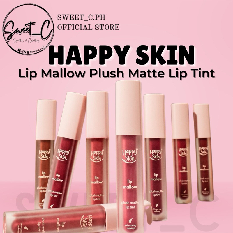 Happy Skin Lip Mallow Tint | Shopee Singapore