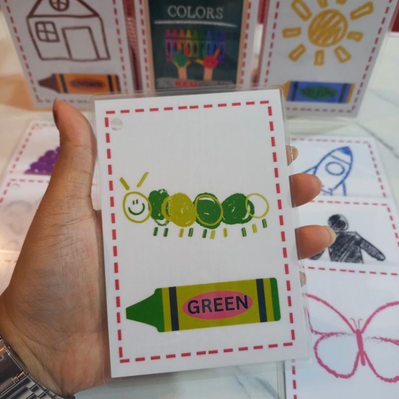 The RED Library - Educational Learning Materials for Children Laminated ...