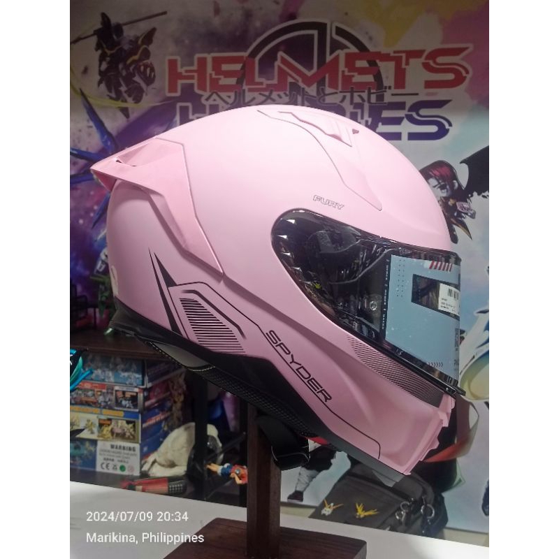 SPYDER FURY DUAL VISOR FULL FACE HELMET | Shopee Singapore
