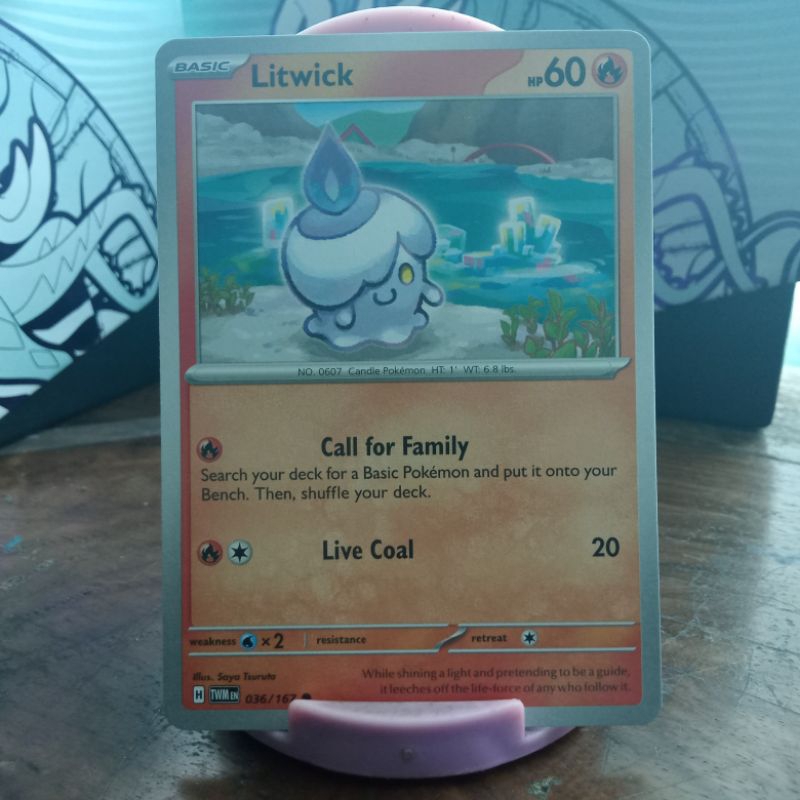 Litwick - 36/167 - Common Twilight Masquerade Pokemon TCG | Shopee ...