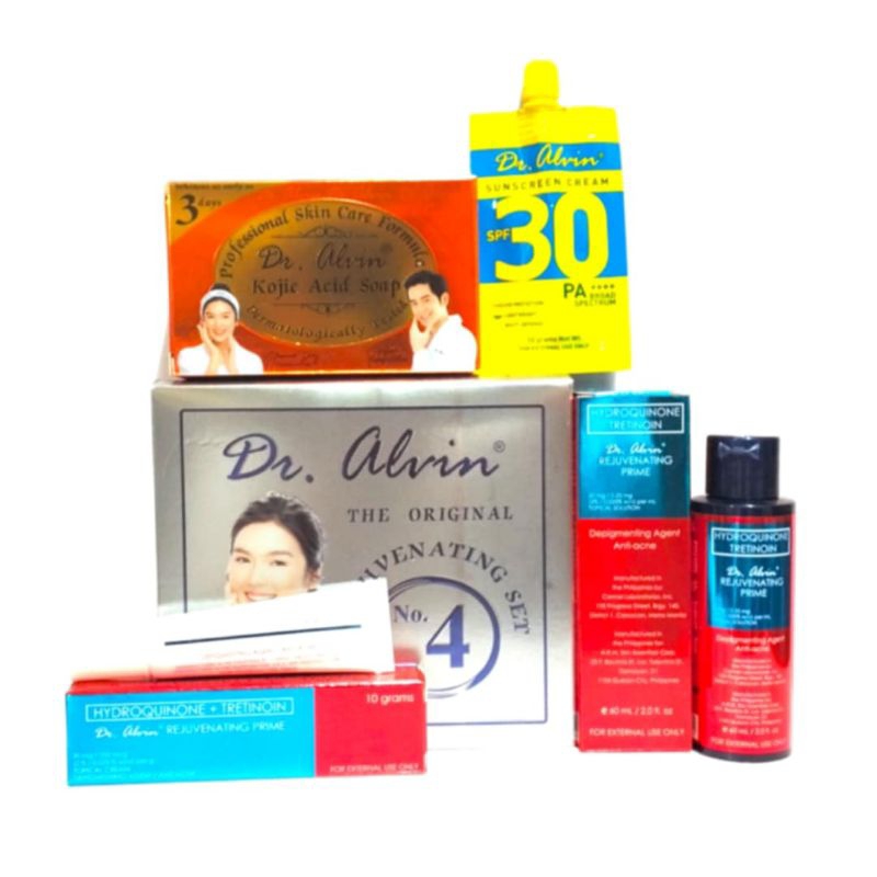 Dr. Alvin The Rejuvenating Set No.4/For Acne , Melasma and Wrinkled ...