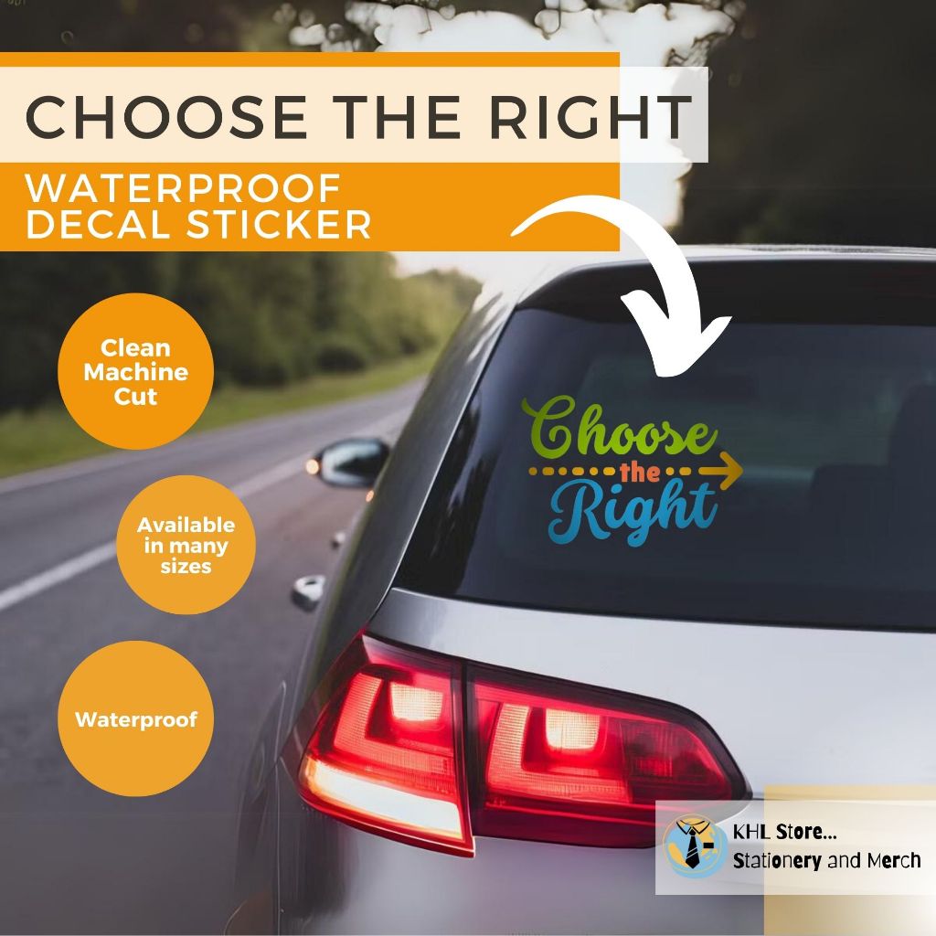 Choose The Right Waterproof Vinyl Sticker Car Sticker| LDS Sticker ...