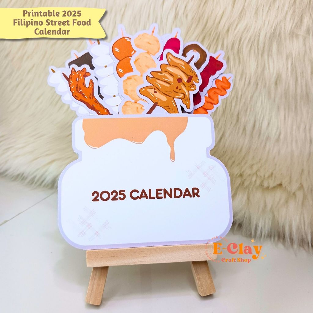 2025 Filipino Street Food Desk Calendar | 2025 Pinoy Street Food Desk ...