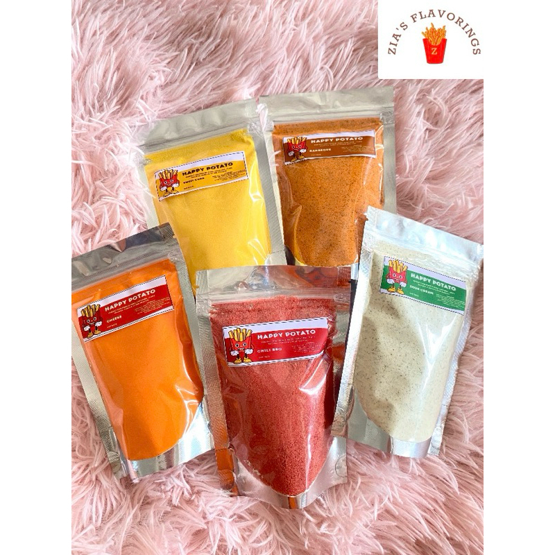 PREMIUM QUALITY 100g & 200g potato fries corner powder | Shopee Singapore