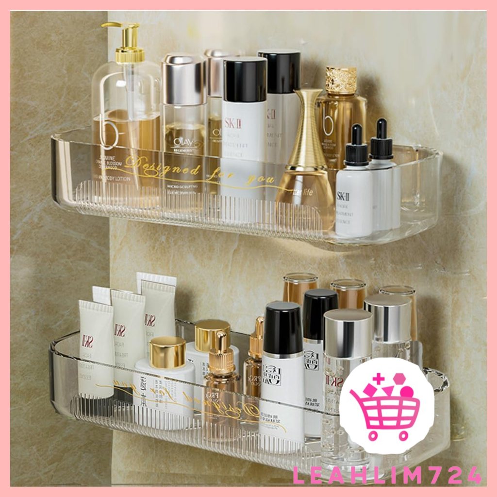 Bathroom Wall Shelf Floating Shelves Wall Mounted Organizer Bathroom ...