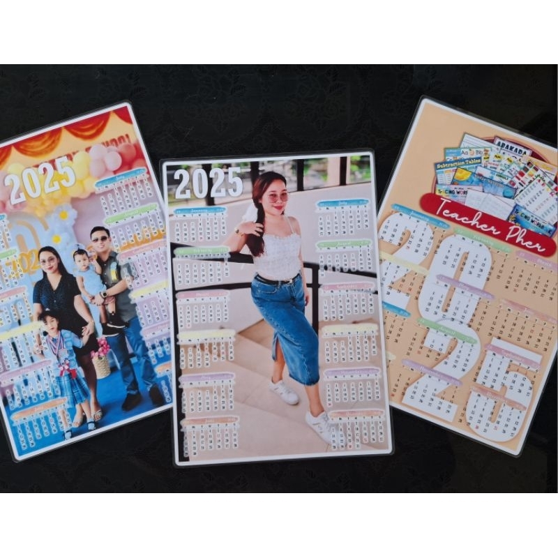 A4 PERSONALIZED CALENDAR POSTER A4 size Photopaper or Laminated ...
