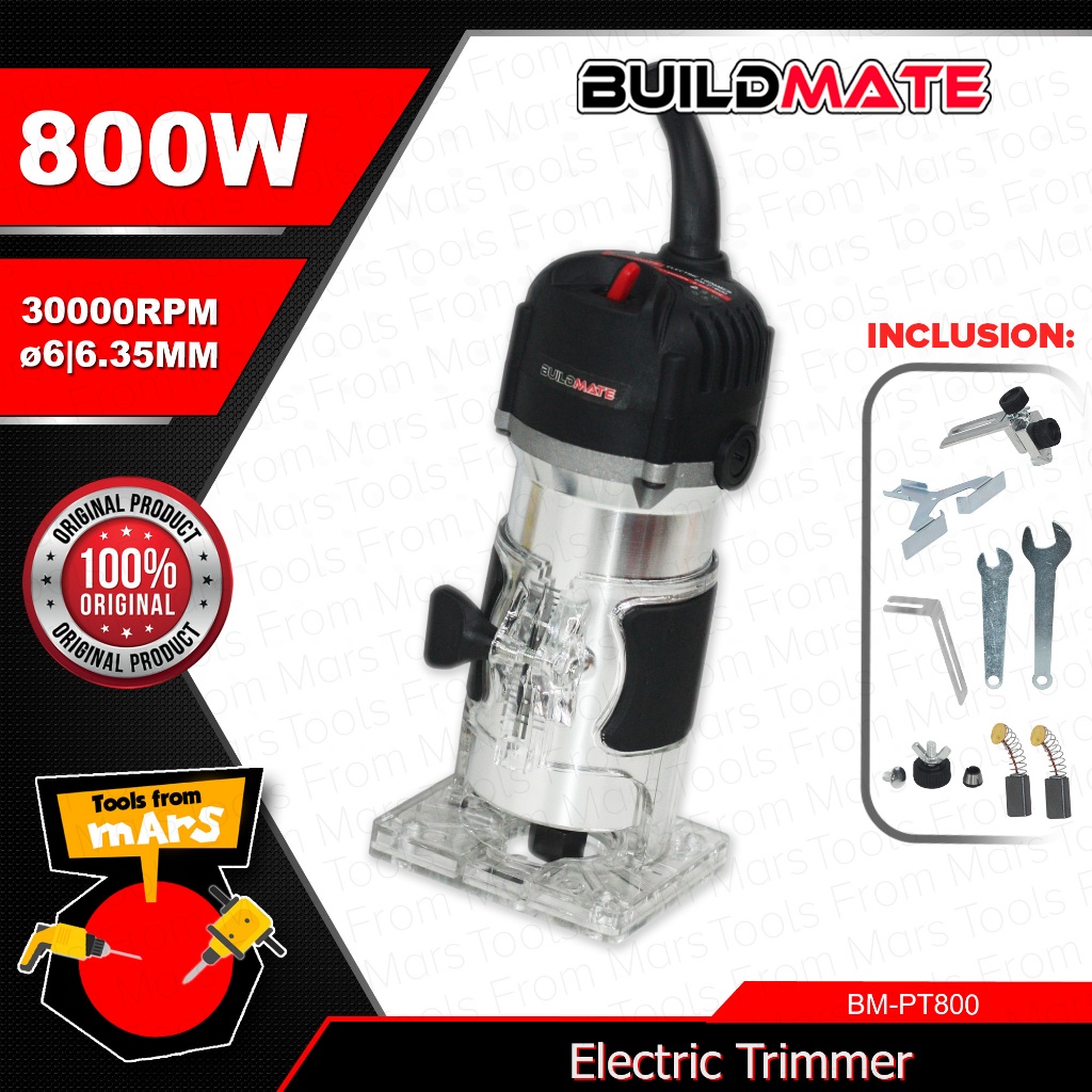 SHIMARU/ BUILDMATE Electric Wood Palm Trimmer Router 450W /800W Compact ...