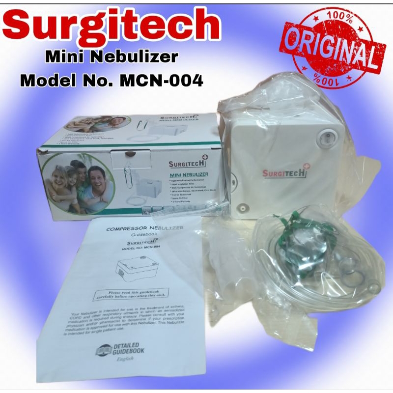 SURGITECH Mini Nebulizer (w/ COMPLETE ACCESSORIES) | Shopee Singapore