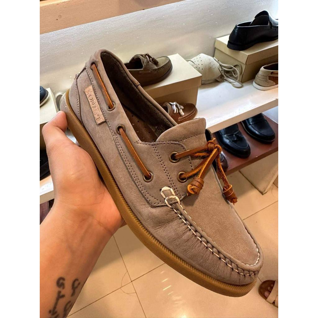 Apollo Gray - Men's Boatshoes | Shopee Singapore