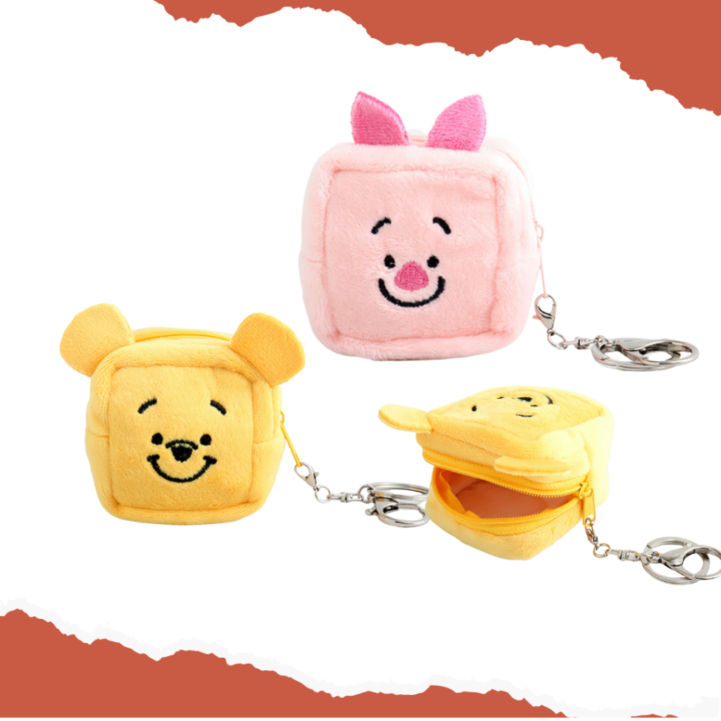 DAISO KOREA - Winnie the Pooh Piglet Small Coin Purse | Shopee Singapore