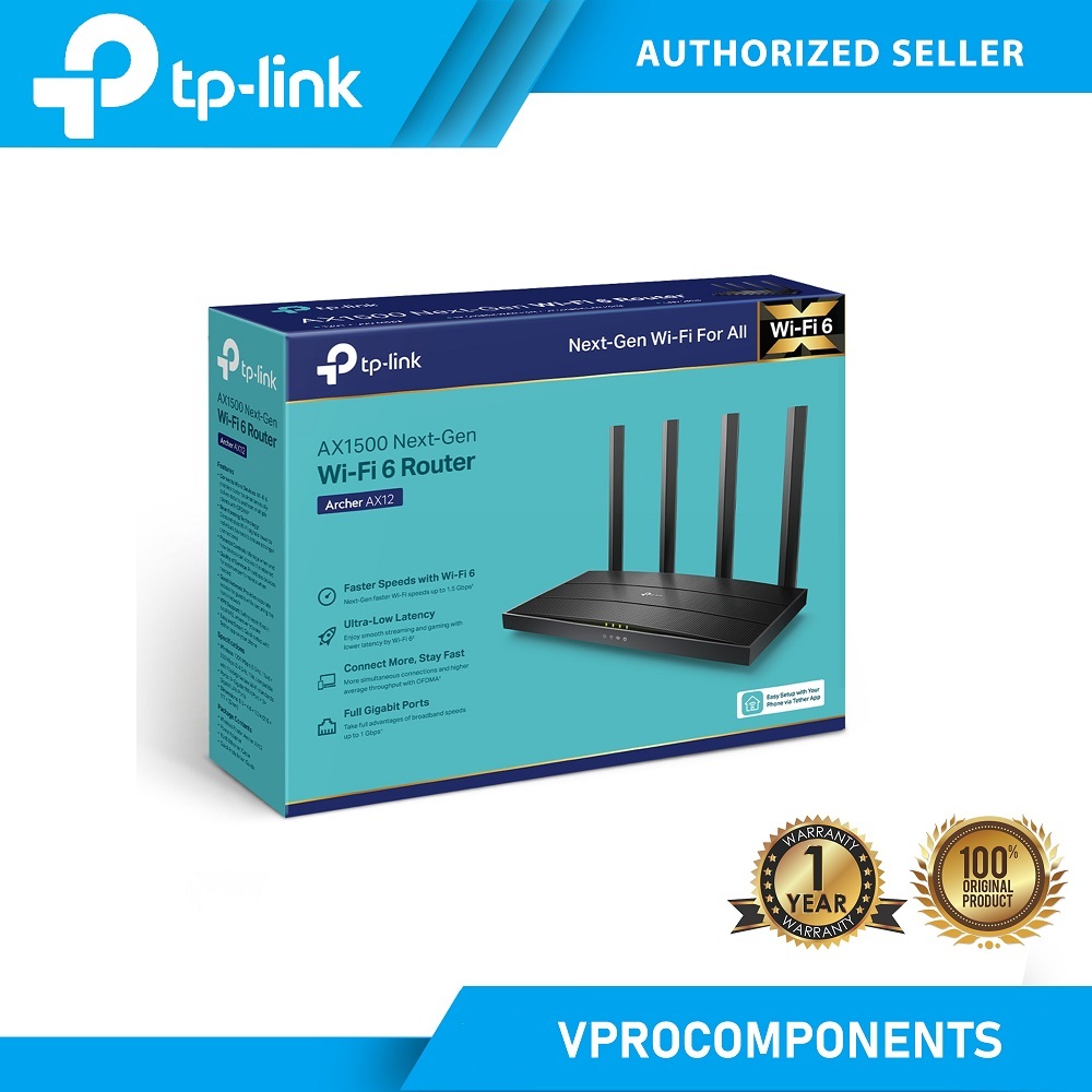 Tp link Archer AX12 AX1500 Next-GEN Wi-fi 6 Router | Shopee Singapore