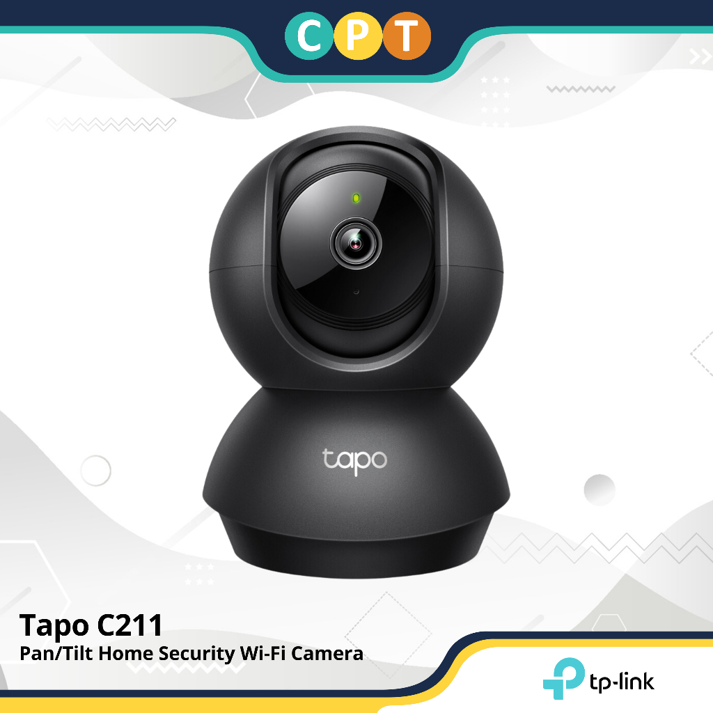 TP-Link Tapo C211 2K 3MP 360 Pan/Tilt Home Security Wi-Fi CCTV Camera ...