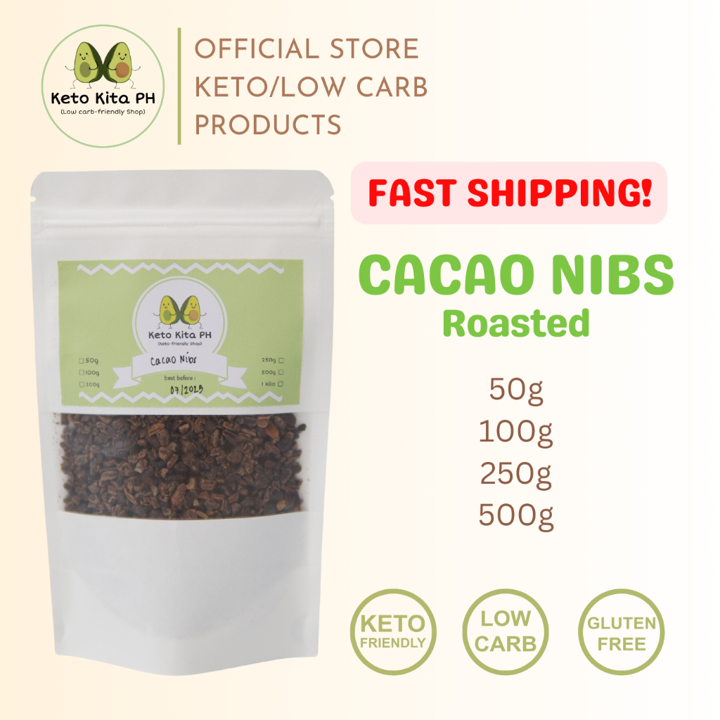 Cacao Nibs Roasted - Keto/Low carb products - BAKING PRODUCTS - HEALTHY ...