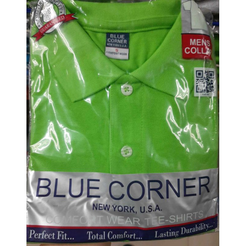 BLUE CORNER POLO SHIRT (Men's) | Shopee Singapore