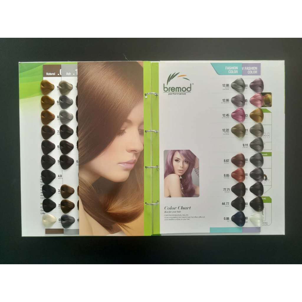 Bremod Hair Color Chart Updated Colors | Shopee Singapore