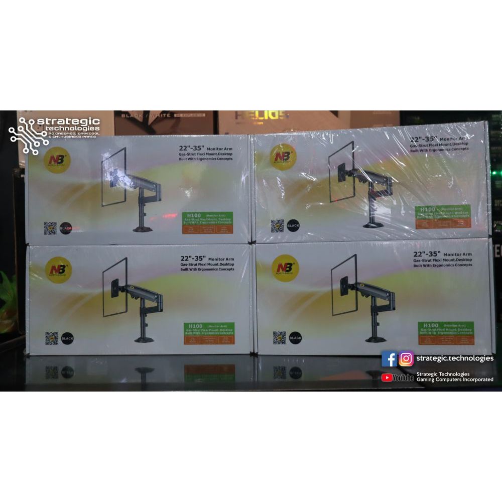 North Bayou NB H100 Desktop Monitor Arm | Shopee Singapore