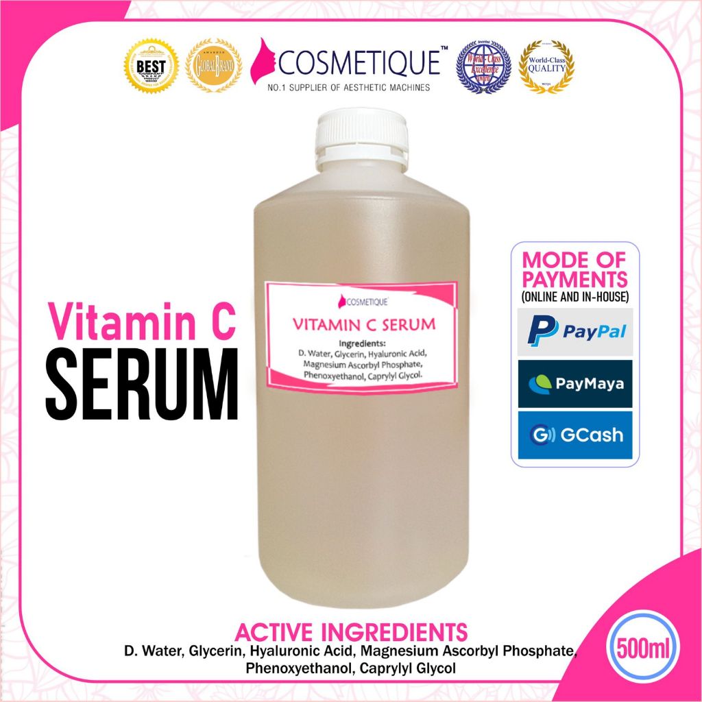 500ml Vitamin C Serum helps protect skin from free radical damage ...
