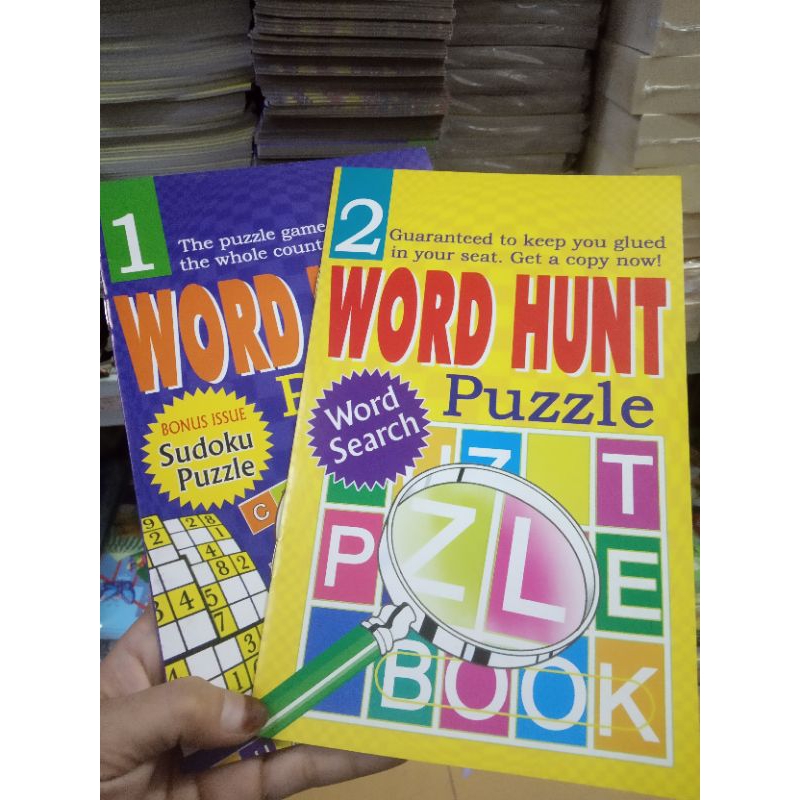 word hunt puzzle with suduku puzzle in ordinary paper (32pages ...