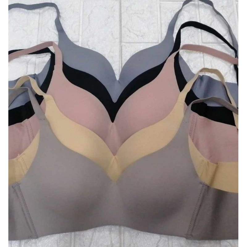 Soft cap Seamless triumph Wonder bra thin pads no wire sizes 34 to 42cap AB | Shopee Singapore