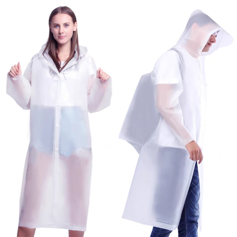 Eva Raincoat Lightweight Unisex Raincoat for Adult Hooded Outdoor Men ...