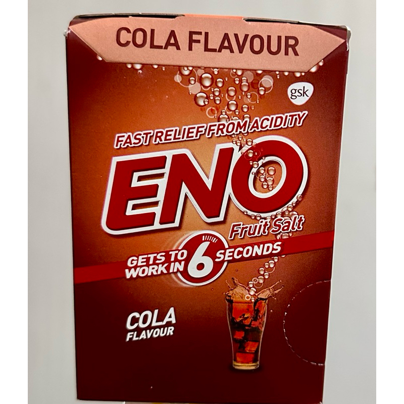 ENO Fruit Salt - Cola Flavor 30 sachets x 5g (150g) In Box {India ...