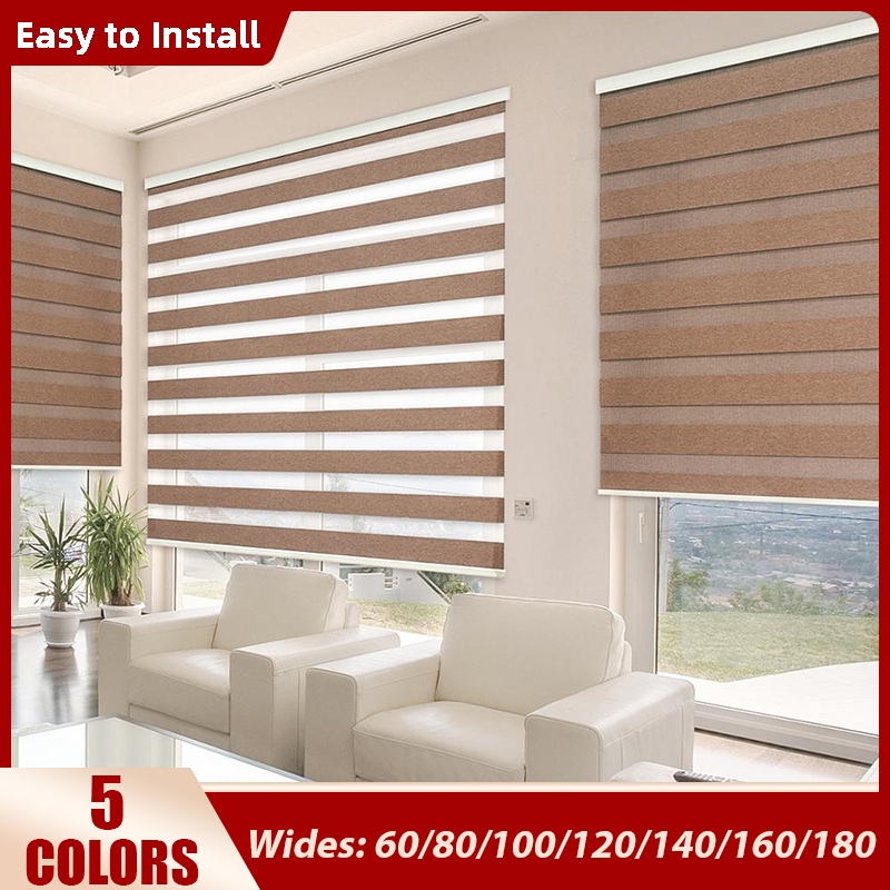 Korean Venetians Curtain Blinds Design for Window Duo Roller Curtain ...