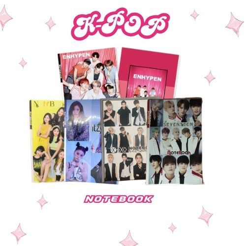 Kpop Notebook (Blackpink, Twice, Enhypen, Itzy, Seventeen) | Shopee ...