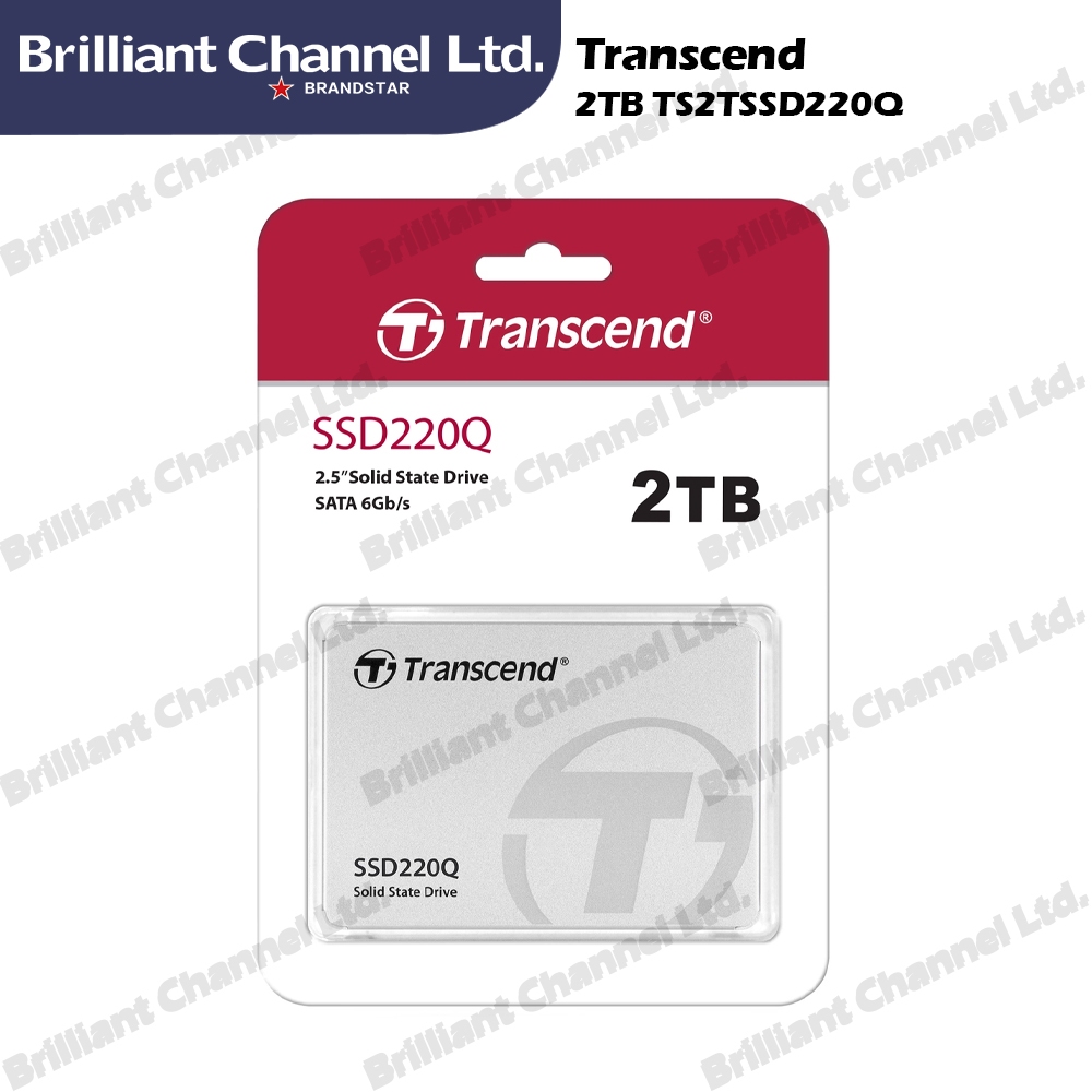 Transcend 2TB SATA III 6Gb/s SSD220Q 2.5” Solid State Drive TS2TSSD220Q ...