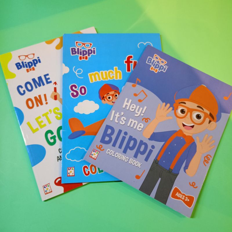 Blippi (Coloring, Copy The Color Book, Coloring and Activity Book ...