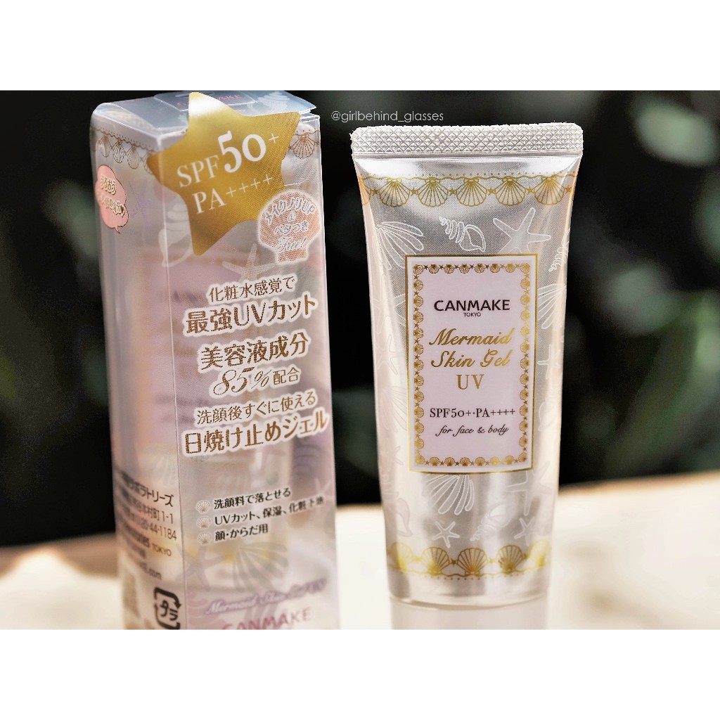 Canmake Mermaid Skin Gel UV SPF 50+ PA++++ (01 Clear / C01 Cica Mint) | Shopee Singapore