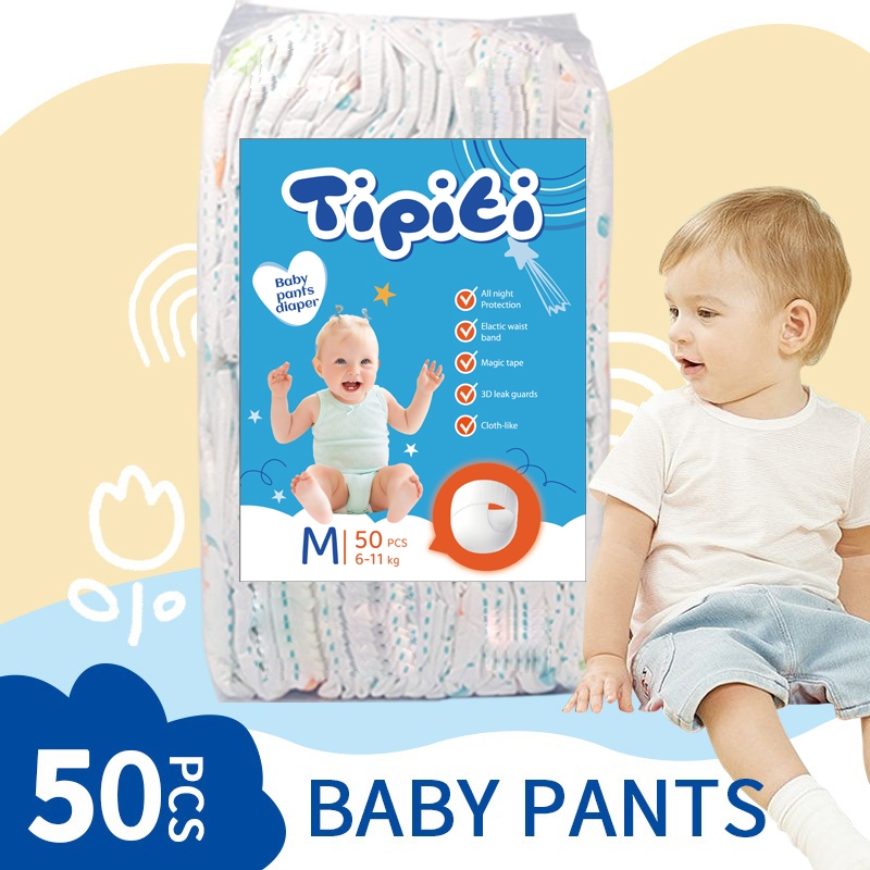 Tipiti diaper pants Baby Diaper Taped All size 50pcs/pk Bundle PACK ...