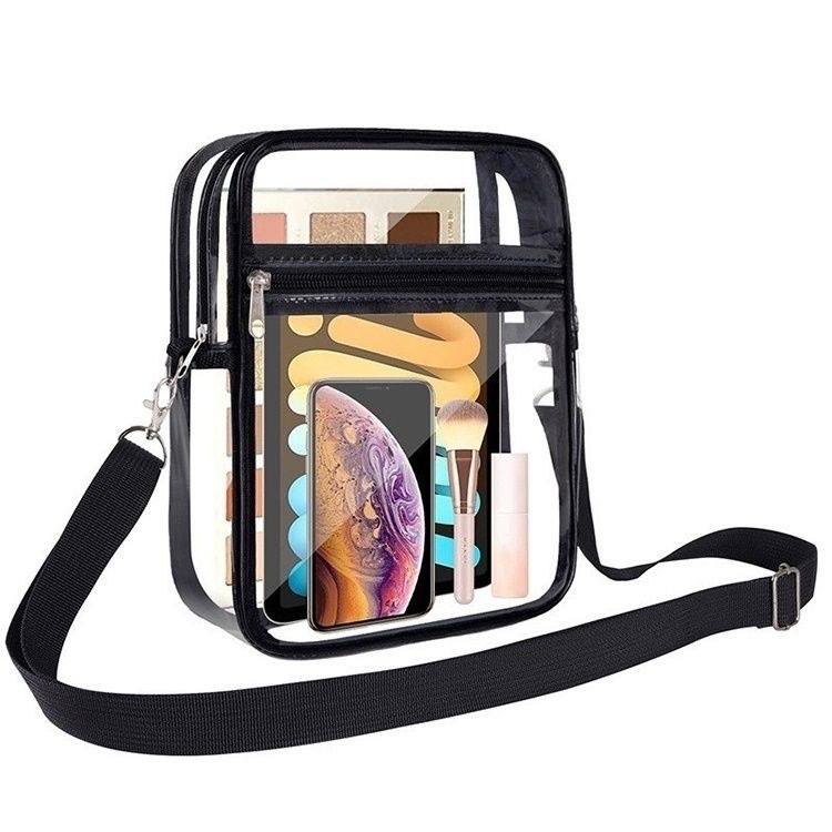 Waterproof clear approved bag clear purse with front pocket clear ...