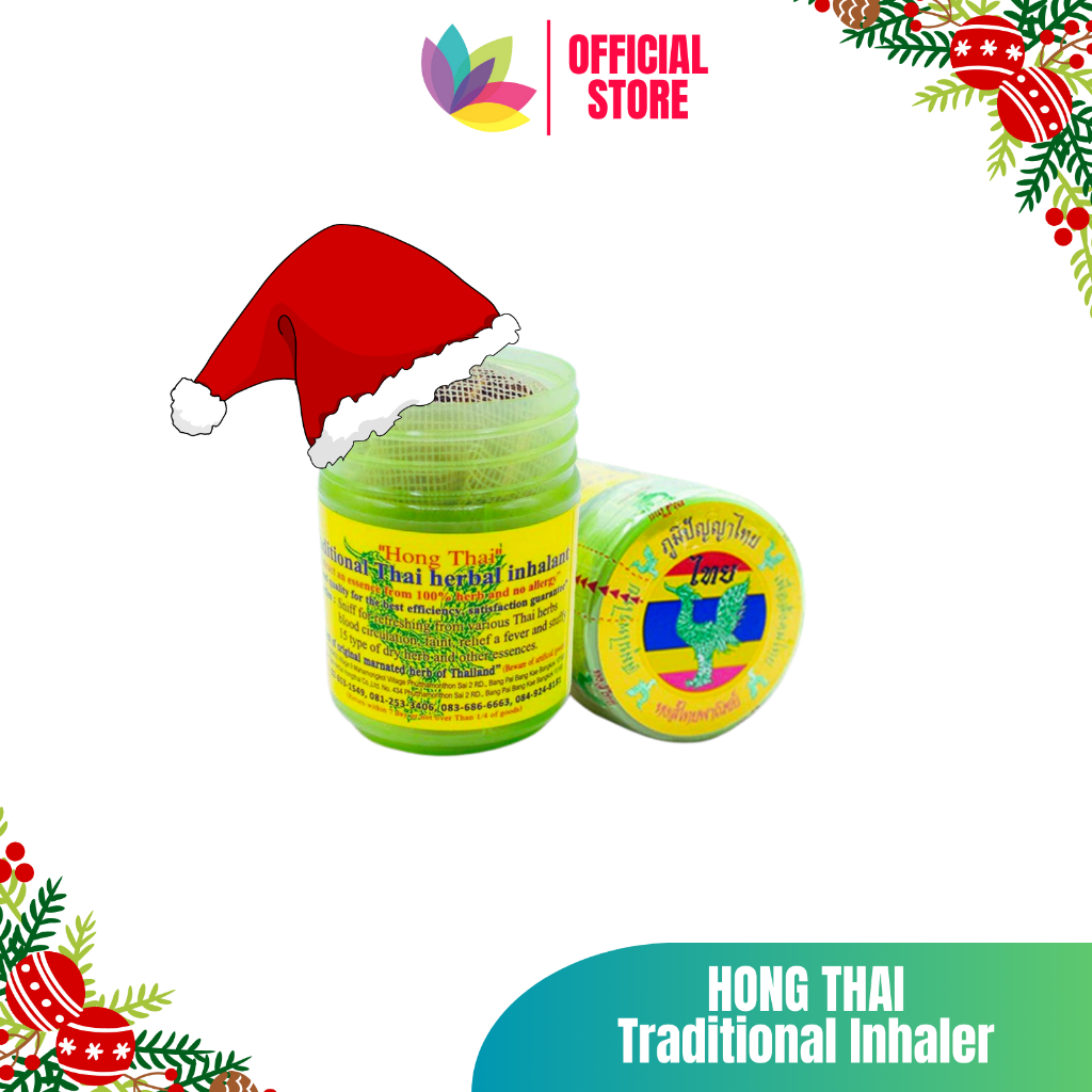 HONG THAI Traditional Thai Compound Herbal Inhaler 10g ( 1 Bottle ) | Shopee Singapore
