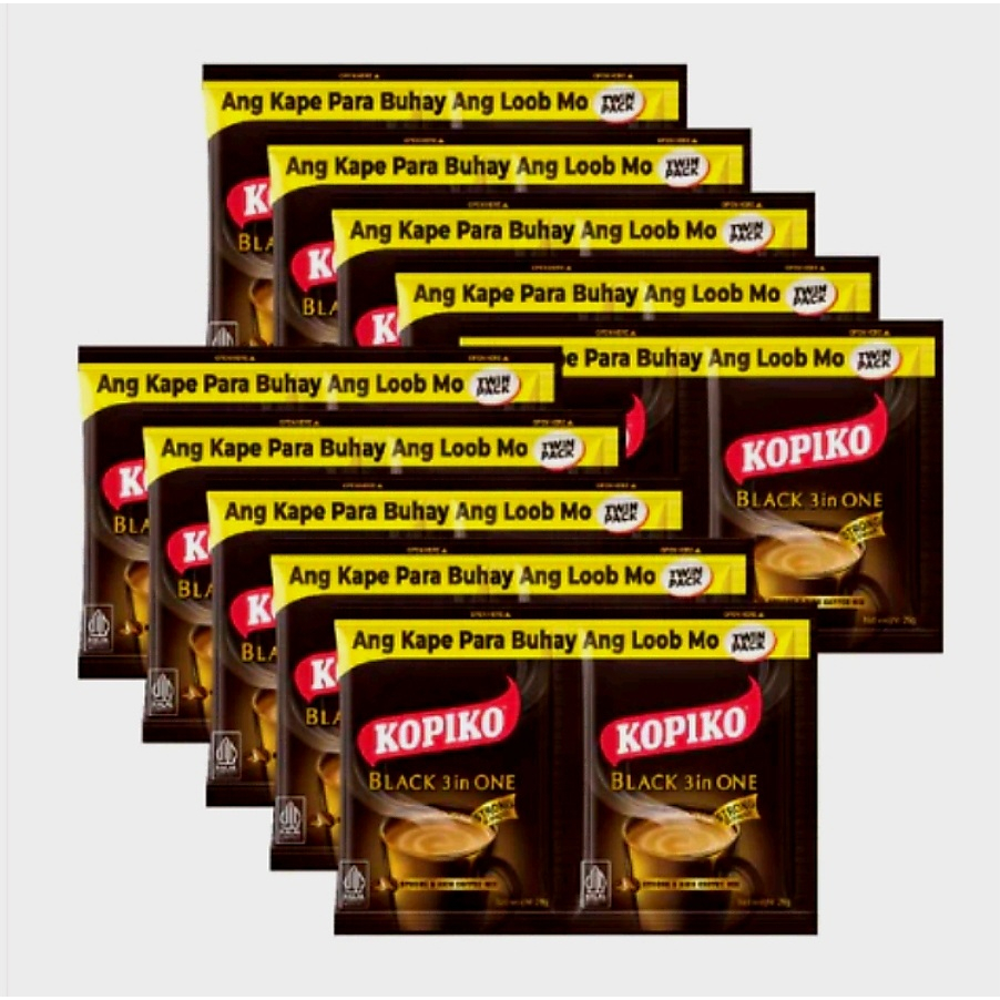 Kopiko Black 3 in One Coffee Twin Pack (56g x 10) | Shopee Singapore