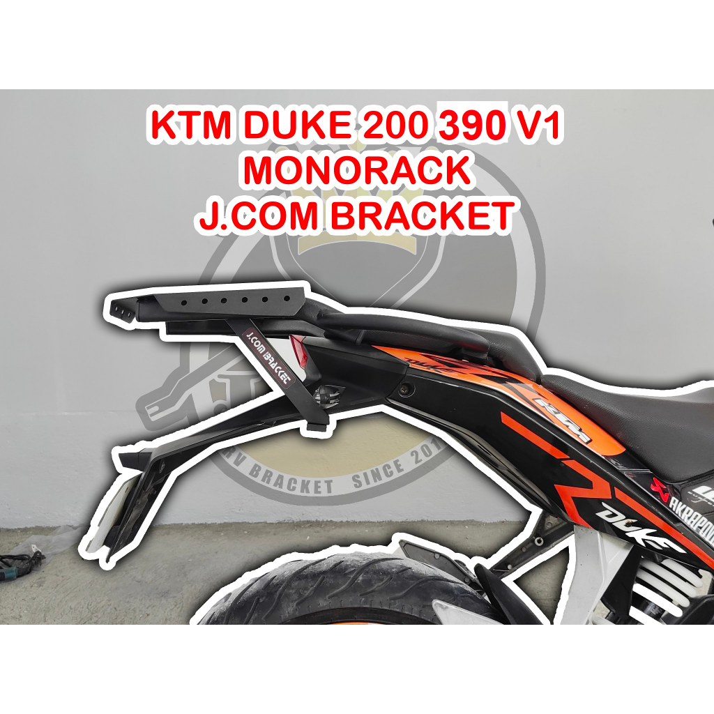 KTM DUKE 200 390 V1 Monorack With Fitment kit Set (for SEC 23L side box ...