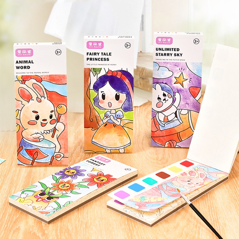 Children's Baby Sticky Notes Coloring Book Kindergarten Drawing Book ...