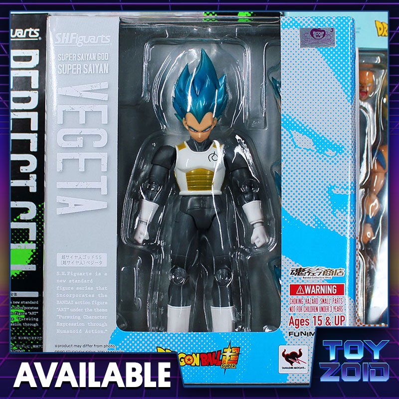 S.H.Figuarts Super Saiyan God Vegeta Dragon Ball Resurrection F DBZ ...